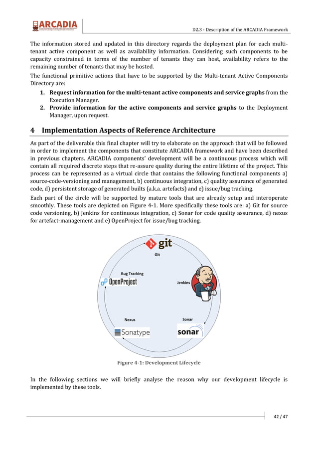Definition of the ARCADIA project framework | PDF | Computer Software ...