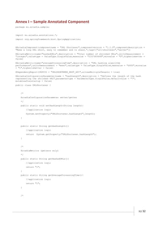 Description of the Supported Metadata Annotations | PDF