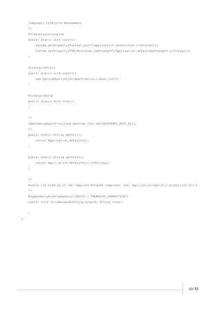 Description of the Supported Metadata Annotations | PDF