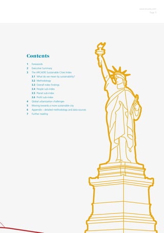 Sustainable Cities Index 2015 - Arcadis report | PDF