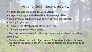 Arcane Defenders | PPTX