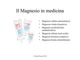 Magnesio e salute | PPT