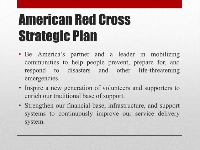 American Red Cross Balanced Scorecard | PPT