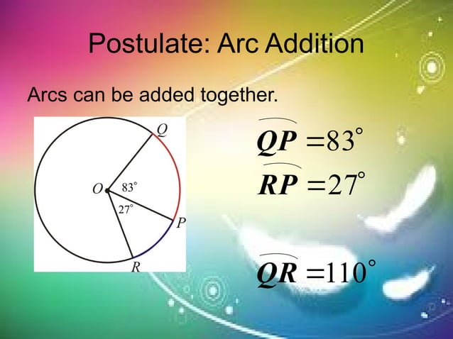 arc central angles.pptx powerpoint presentation | PPTX