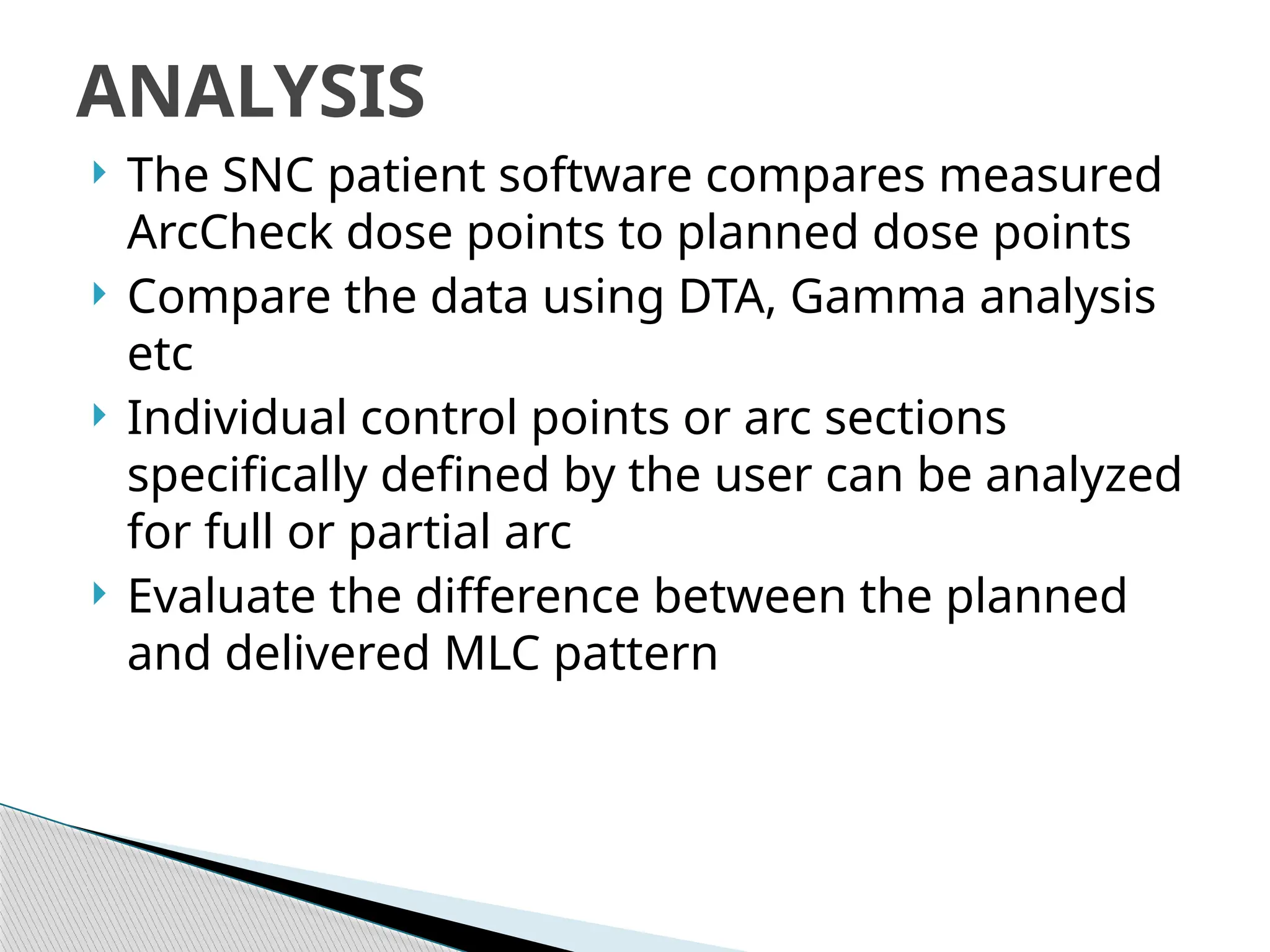 ARC CHECK USE FOR PATIENT SPECIFIC Quality assurance | PPTX