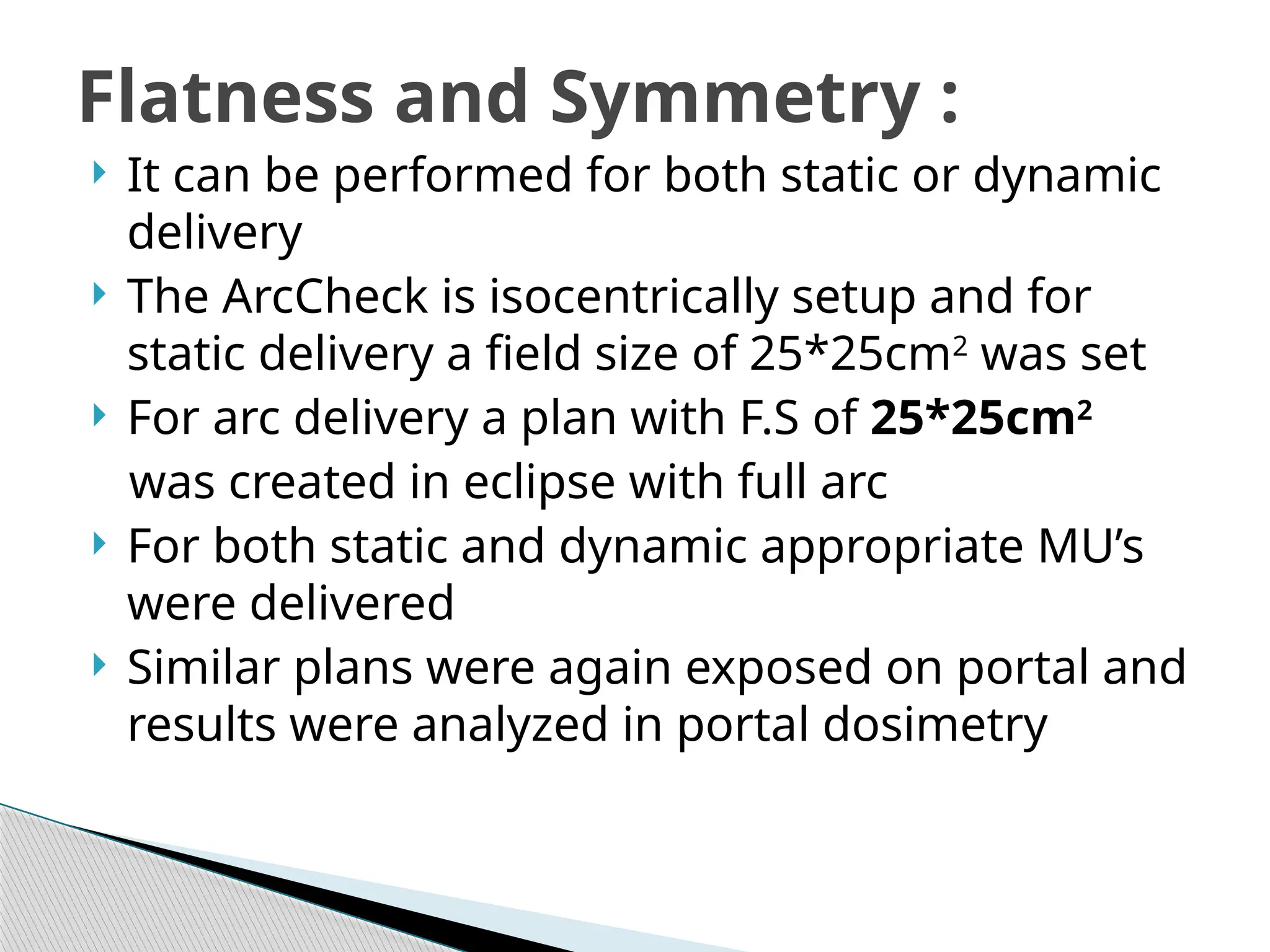 ARC CHECK USE FOR PATIENT SPECIFIC Quality assurance | PPTX