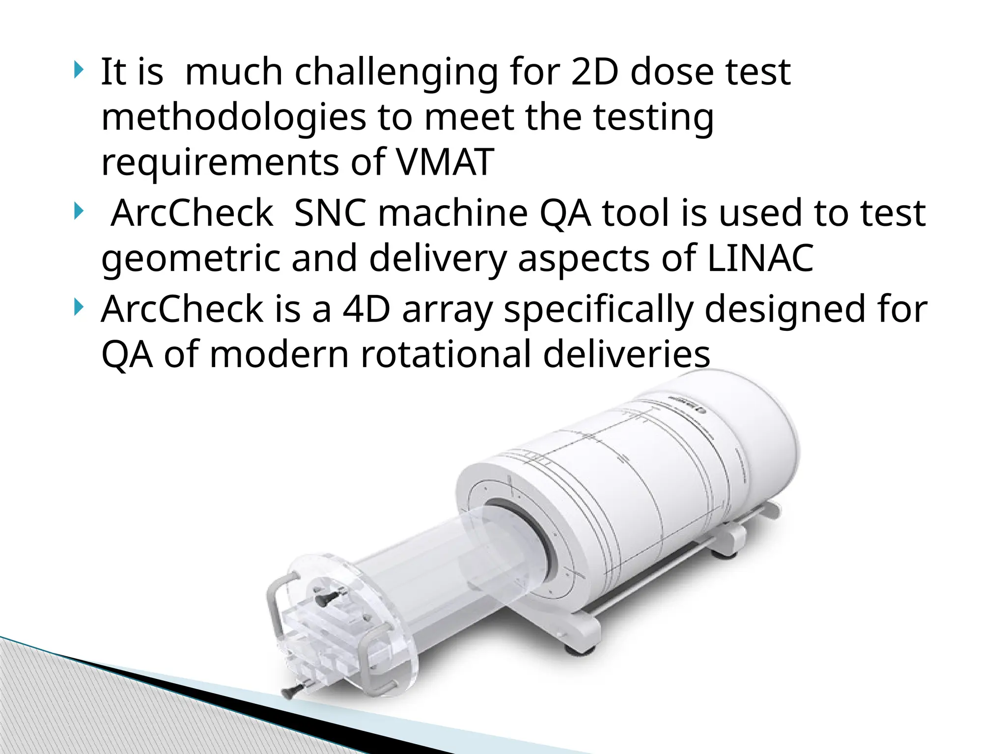 ARC CHECK USE FOR PATIENT SPECIFIC Quality assurance | PPTX
