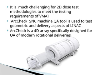 ARC CHECK USE FOR PATIENT SPECIFIC Quality assurance | PPTX