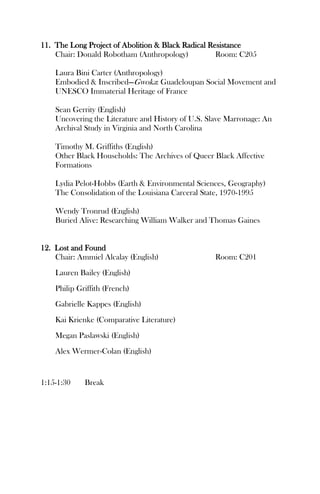 Archival Research Conference Program | PDF