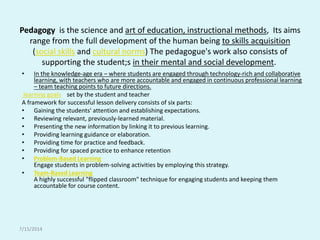 Arc design pedagogy | PPTX