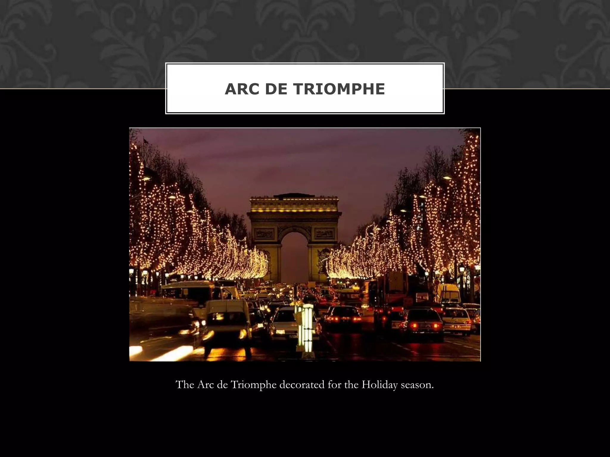Arc de triomphe et champs elysees | PPT