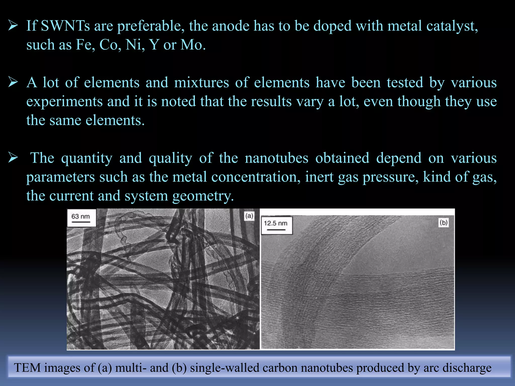 Arc discharge method | PPTX