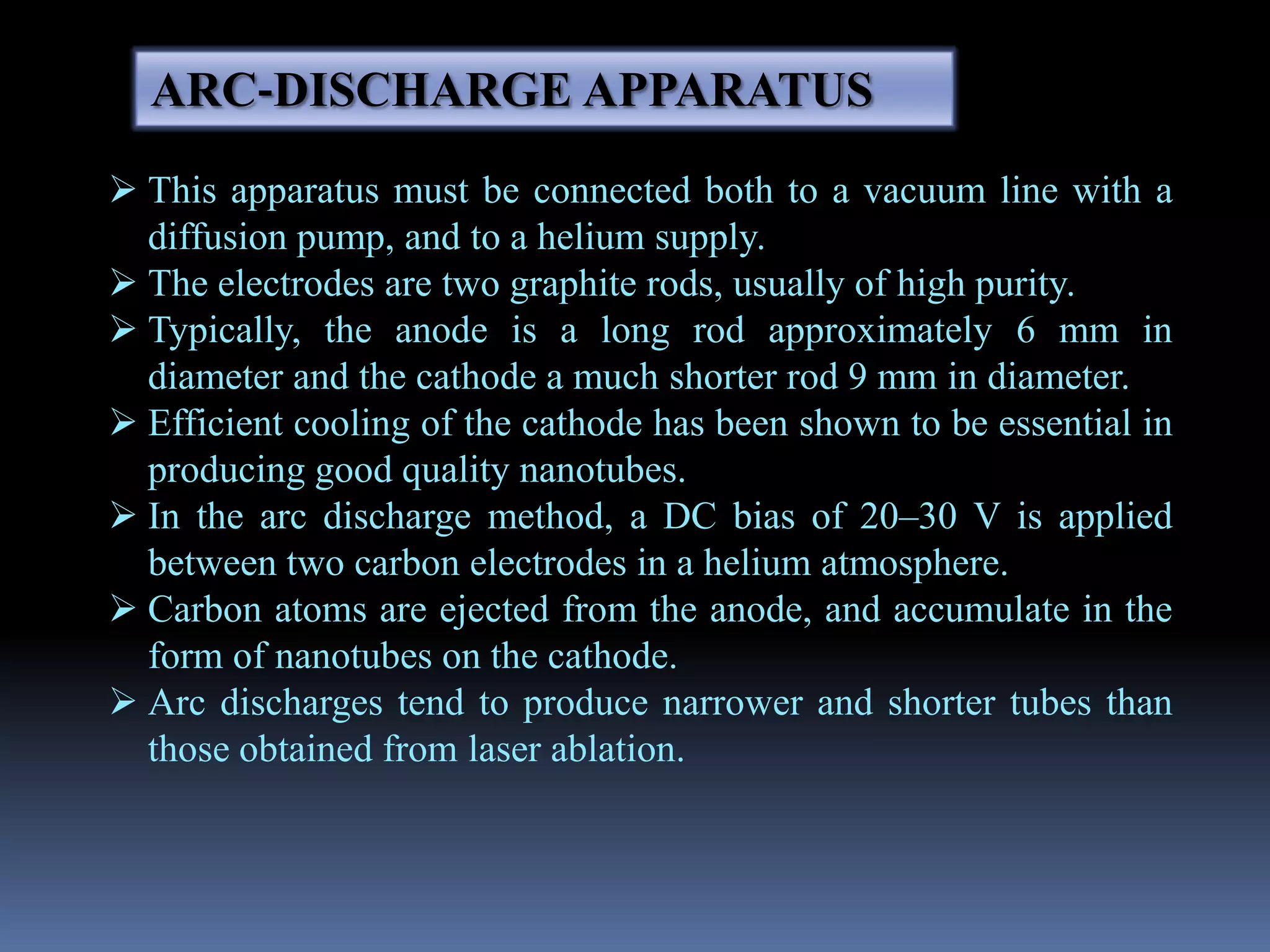 Arc discharge method | PPTX