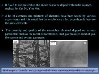 Arc discharge method | PPTX