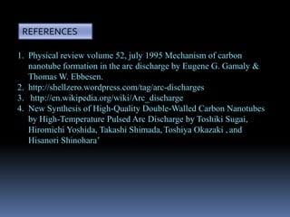 Arc discharge method | PPTX