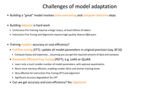 Deep Dive: Parameter-Efficient Model Adaptation with LoRA and Spectrum | PDF