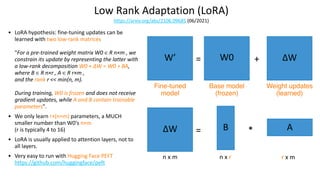 Deep Dive: Parameter-Efficient Model Adaptation with LoRA and Spectrum | PDF