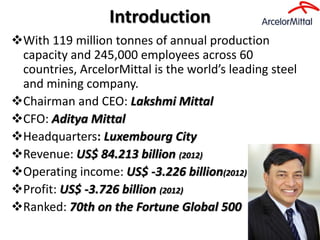 Arcelor mittal | PPTX