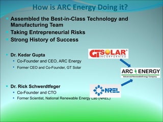 Arc Energy Overview | PPT