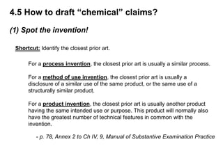 Drafting chemical patent specs and claims | PPTX