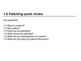 Drafting chemical patent specs and claims | PPTX