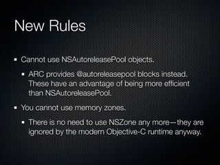 Automatic Reference Counting | PPT