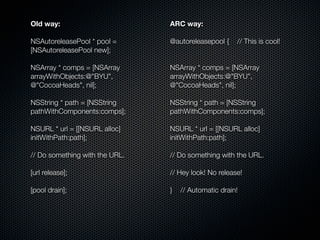 Automatic Reference Counting | PPT
