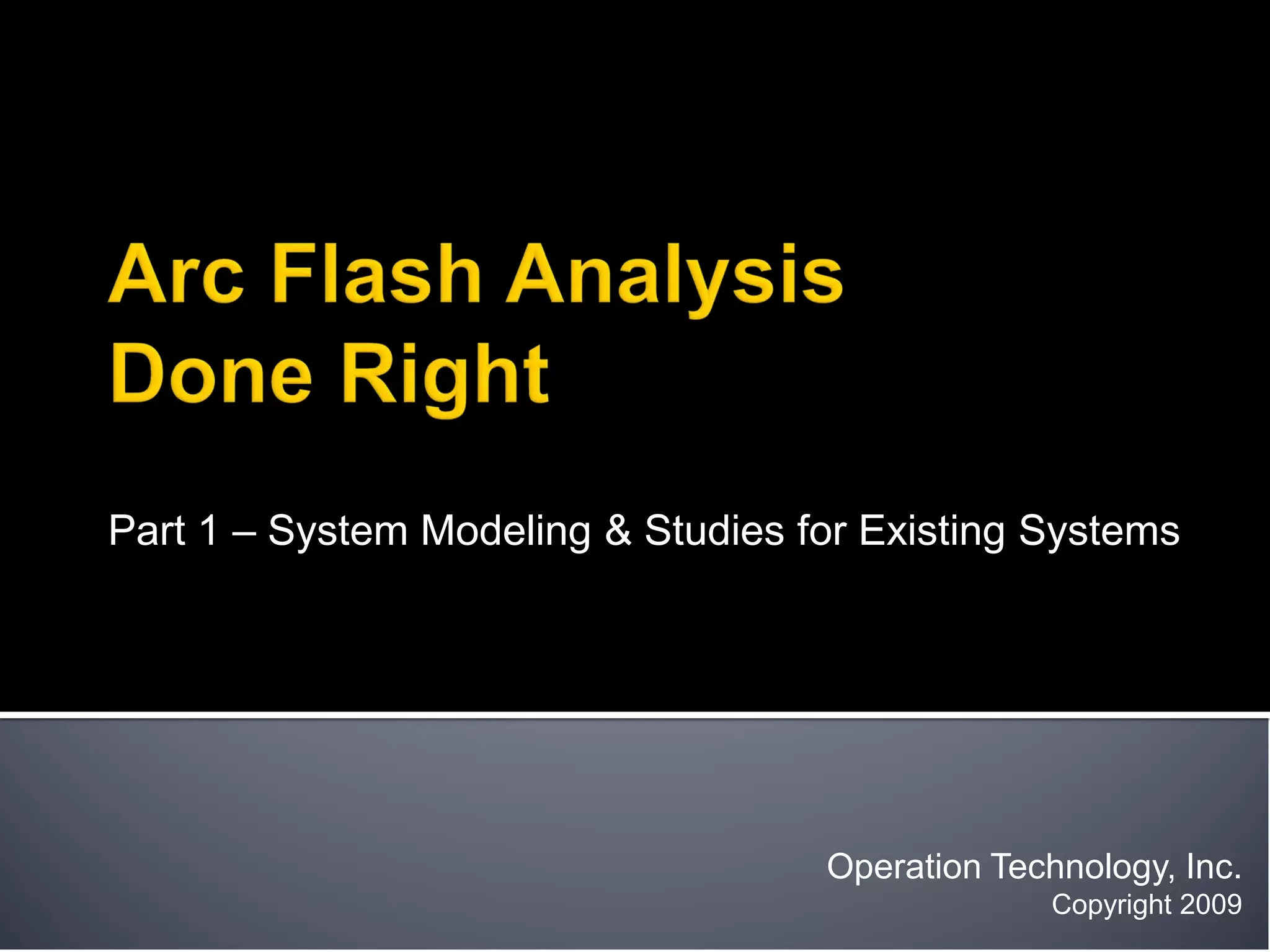 ETAP - Arc flash analysis etap | PDF