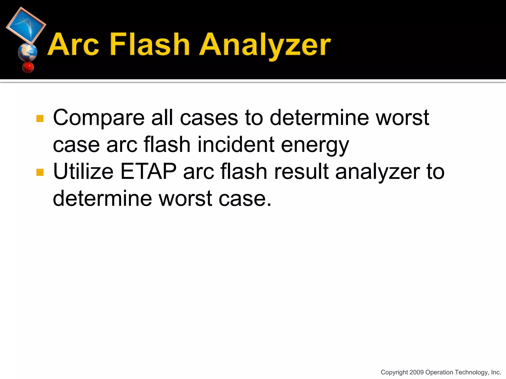 ETAP - Arc flash analysis etap | PDF