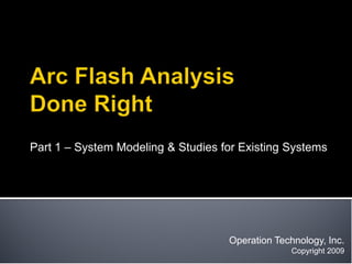 ETAP - Arc flash analysis etap | PDF