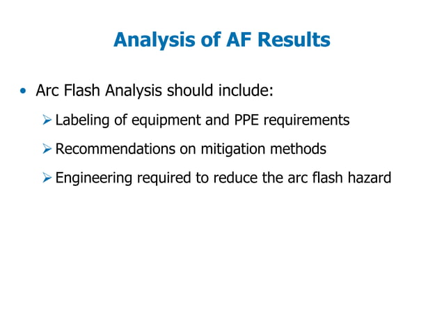 ETAP - Arcflash analysis & mitigation methods | PDF | Science