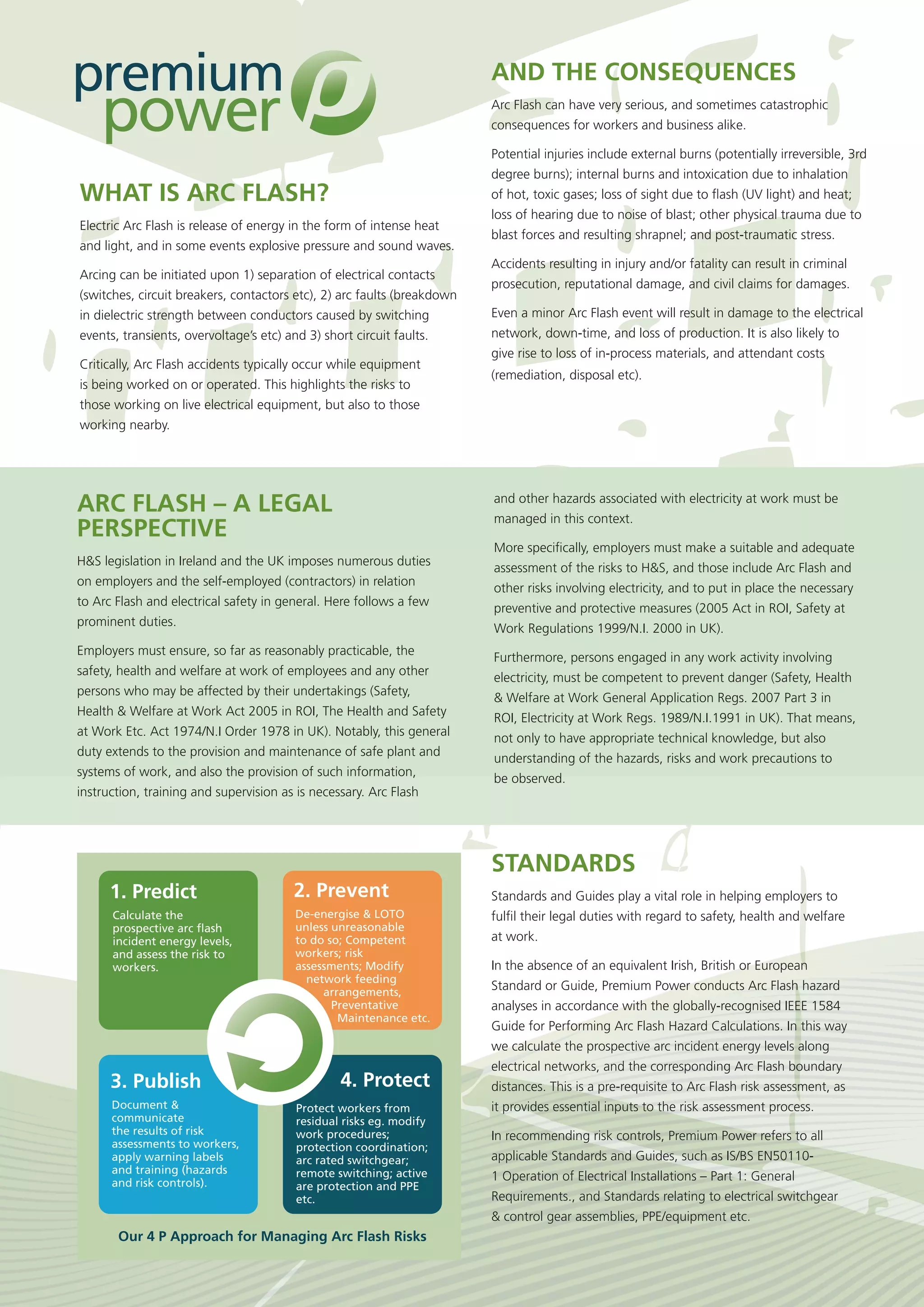 Arc flash analysis, electrical safety and risk assessment | PDF