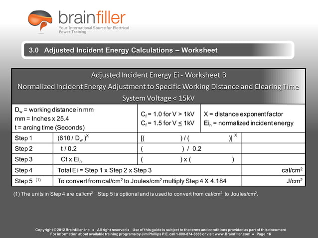 Arc flash calculation guide jim phillips | PDF