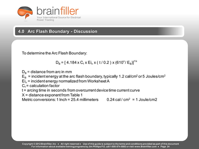 Arc flash calculation guide jim phillips | PDF