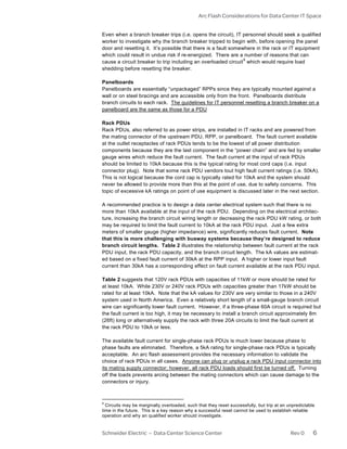 Arc Flash Considerations for Data Center IT Space | PDF