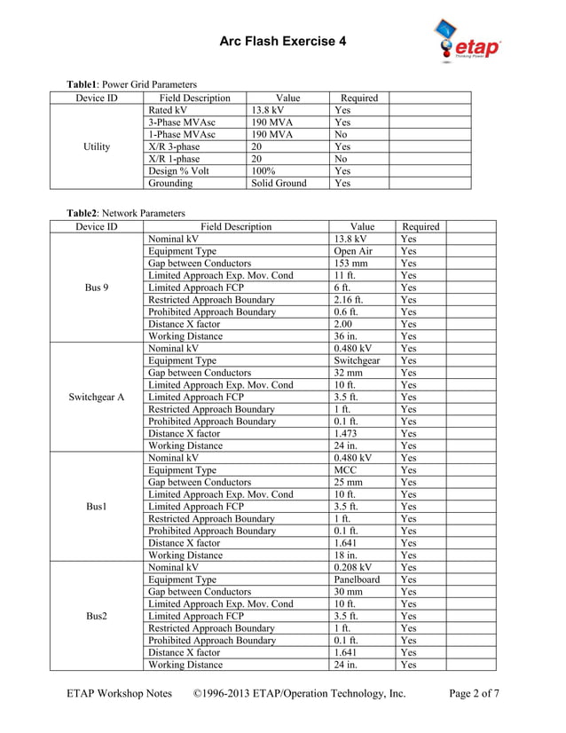 Arc flash example4 | PDF | Technology & Computing