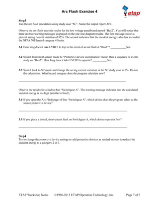 Arc flash example4 | PDF | Technology & Computing