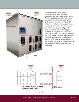 Arc flash hazard labeling do's and don'ts | PDF