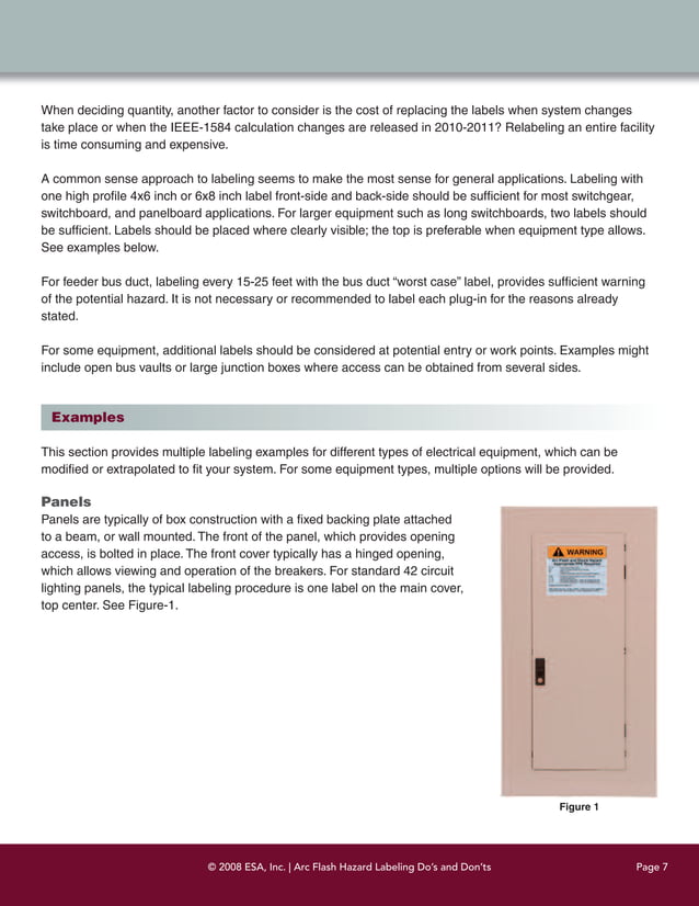 Arc flash hazard labeling do's and don'ts | PDF