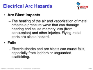ETAP - Arc flash introduction | PDF