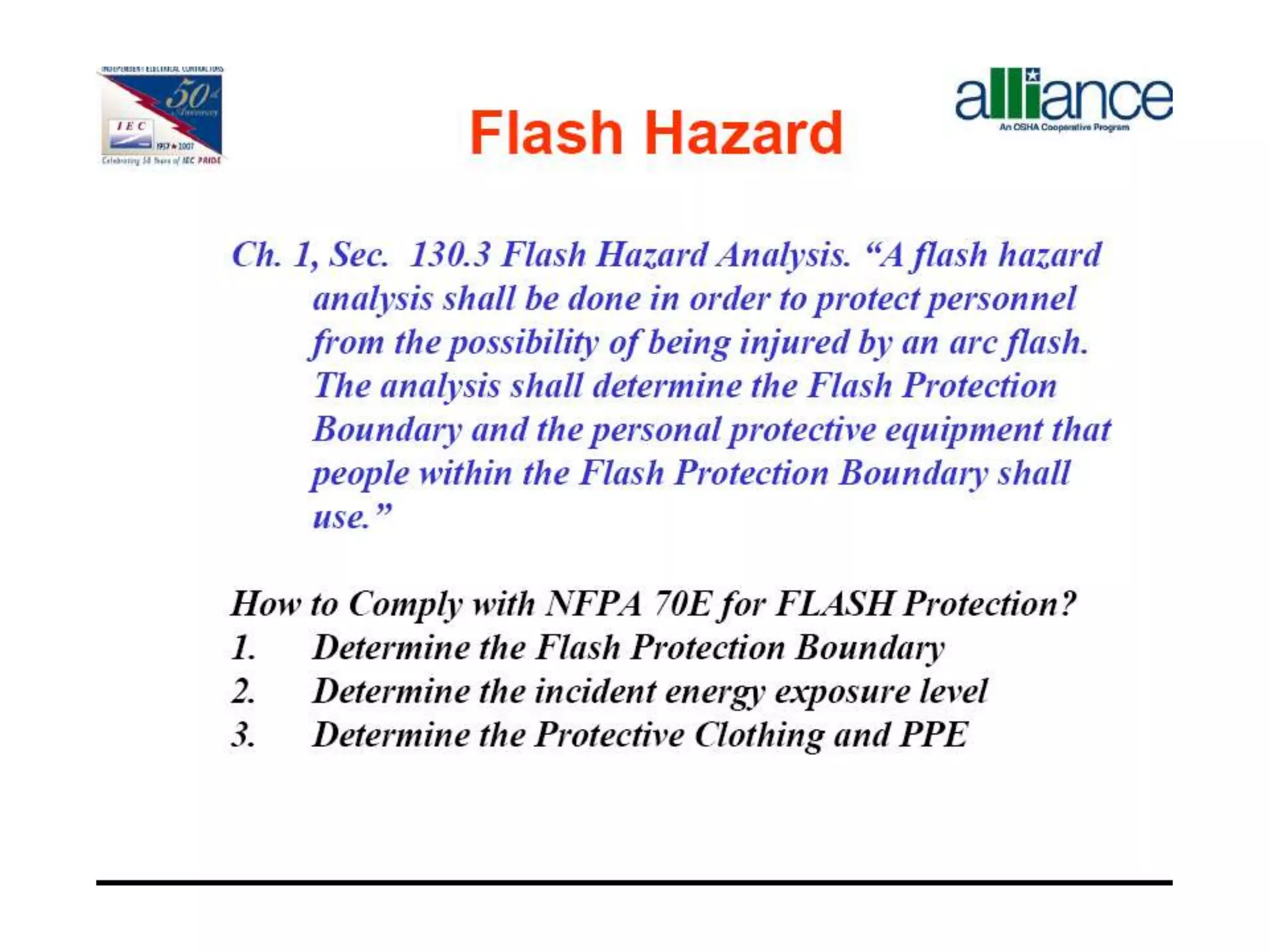 Arc Flash Presentation | PPTX