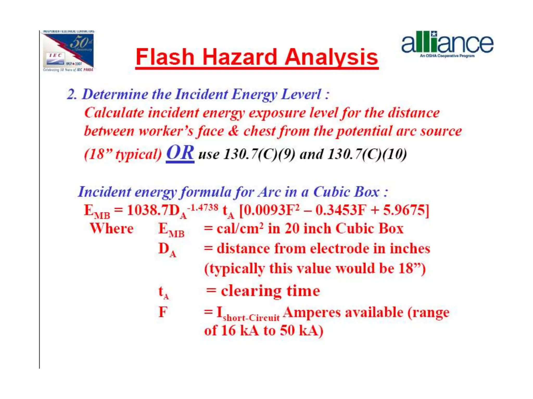 Arc Flash Presentation | PPTX