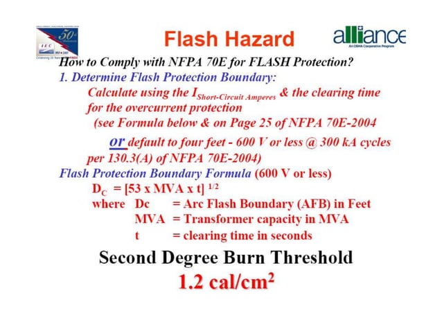 Arc Flash Presentation | PPTX