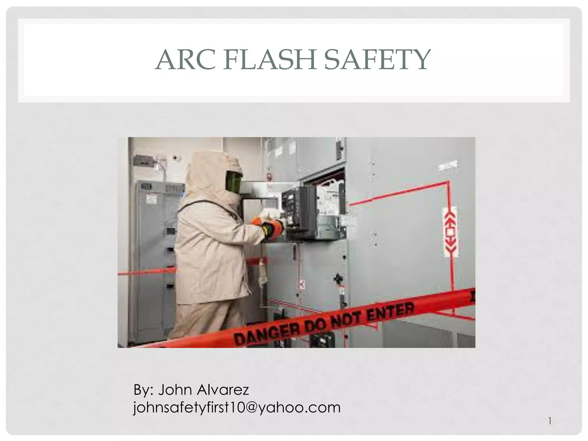 Arc flash safety | PDF