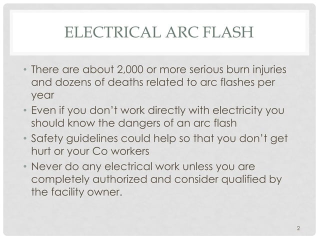 Arc flash safety | PDF