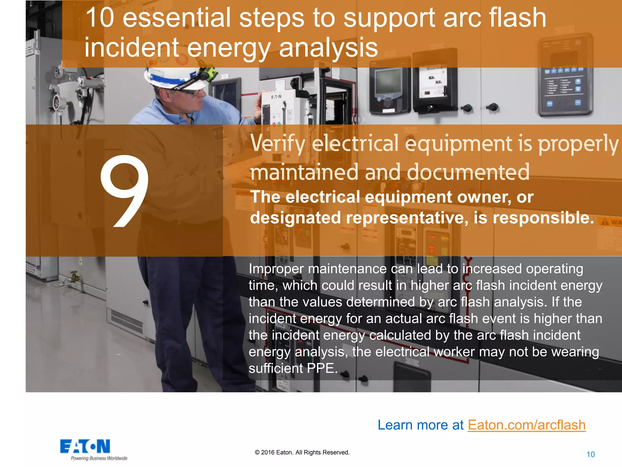 10 Essential steps to support arc flash incident energy analysis | PDF