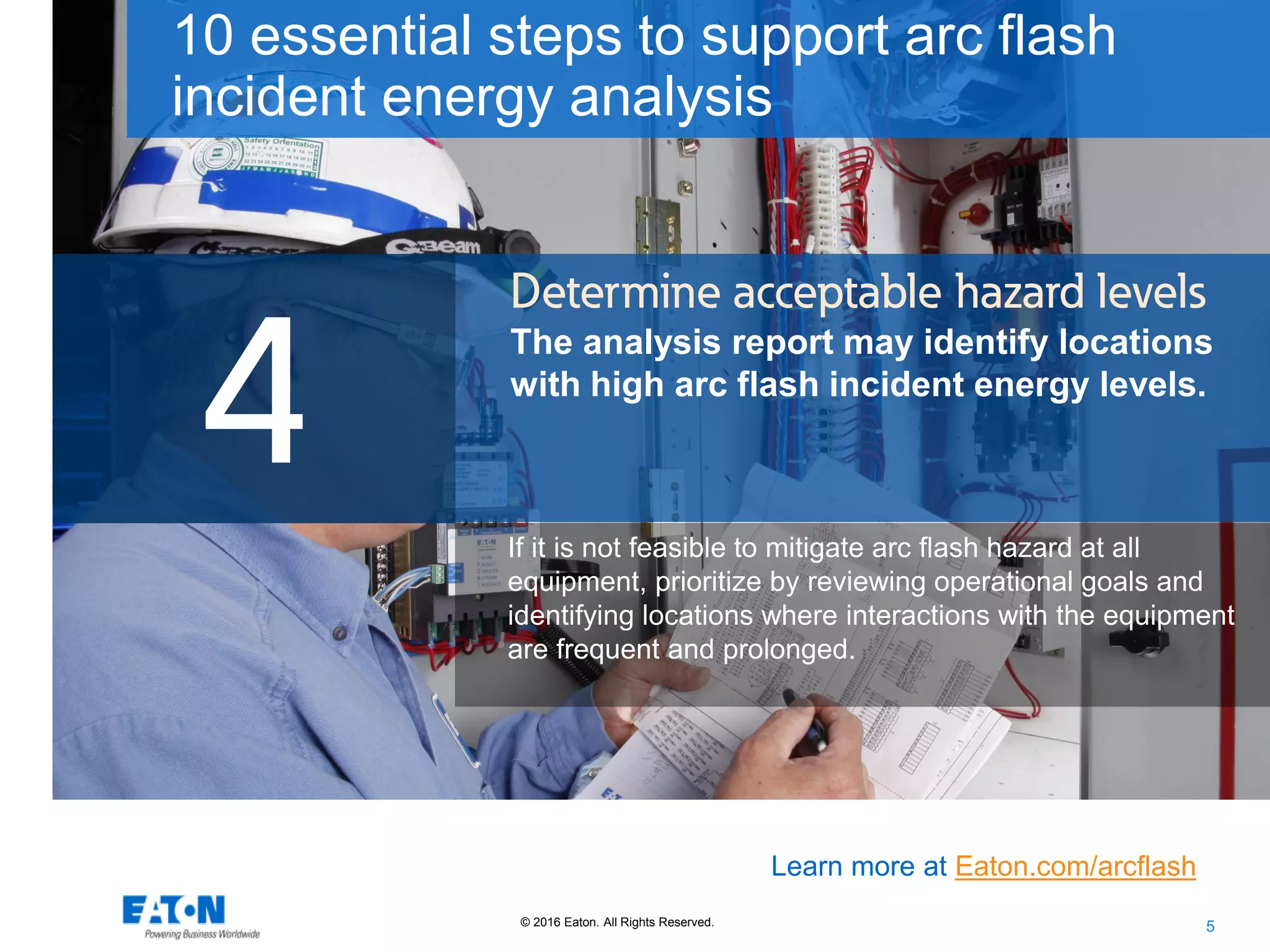 10 Essential steps to support arc flash incident energy analysis | PDF