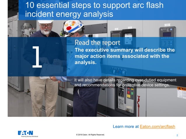 10 Essential steps to support arc flash incident energy analysis | PPT