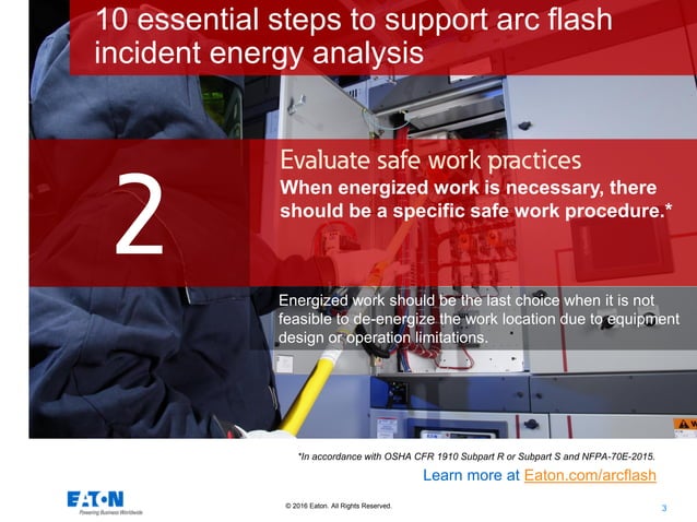10 Essential steps to support arc flash incident energy analysis | PPT