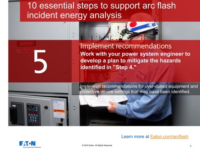 10 Essential steps to support arc flash incident energy analysis | PPT